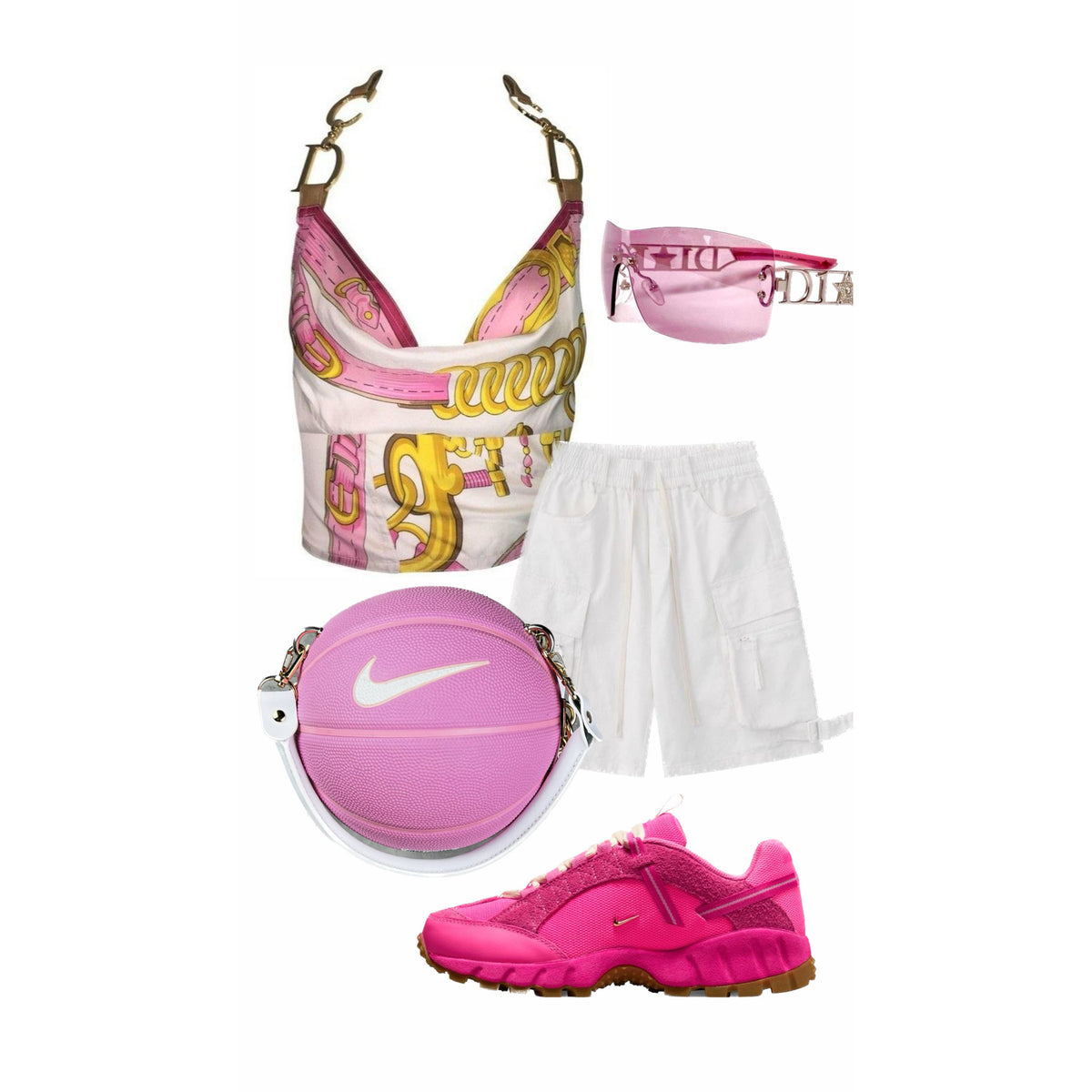 Mini Pink Basketball Bag | TOMME Studio